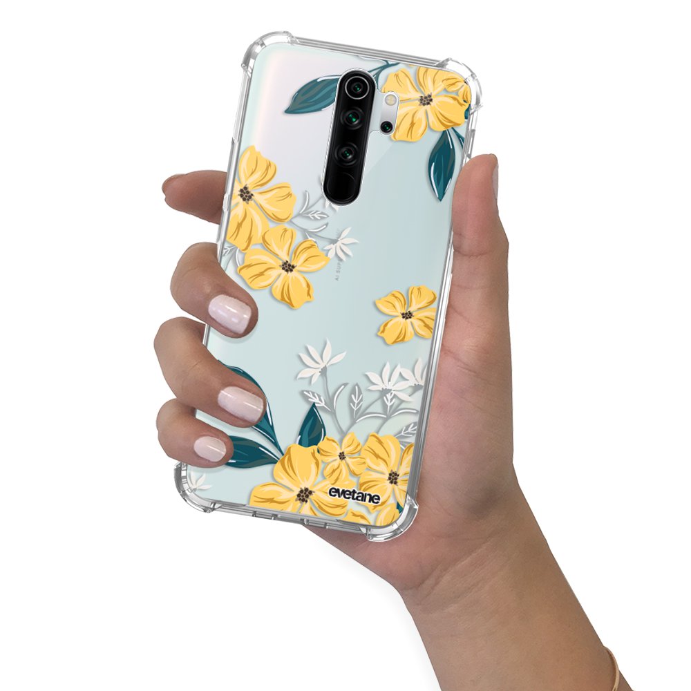 Sur Coque Pour Xiaomi Redmi Note Pro Anti Choc Souple Angles Renforc S Transparente Fleurs