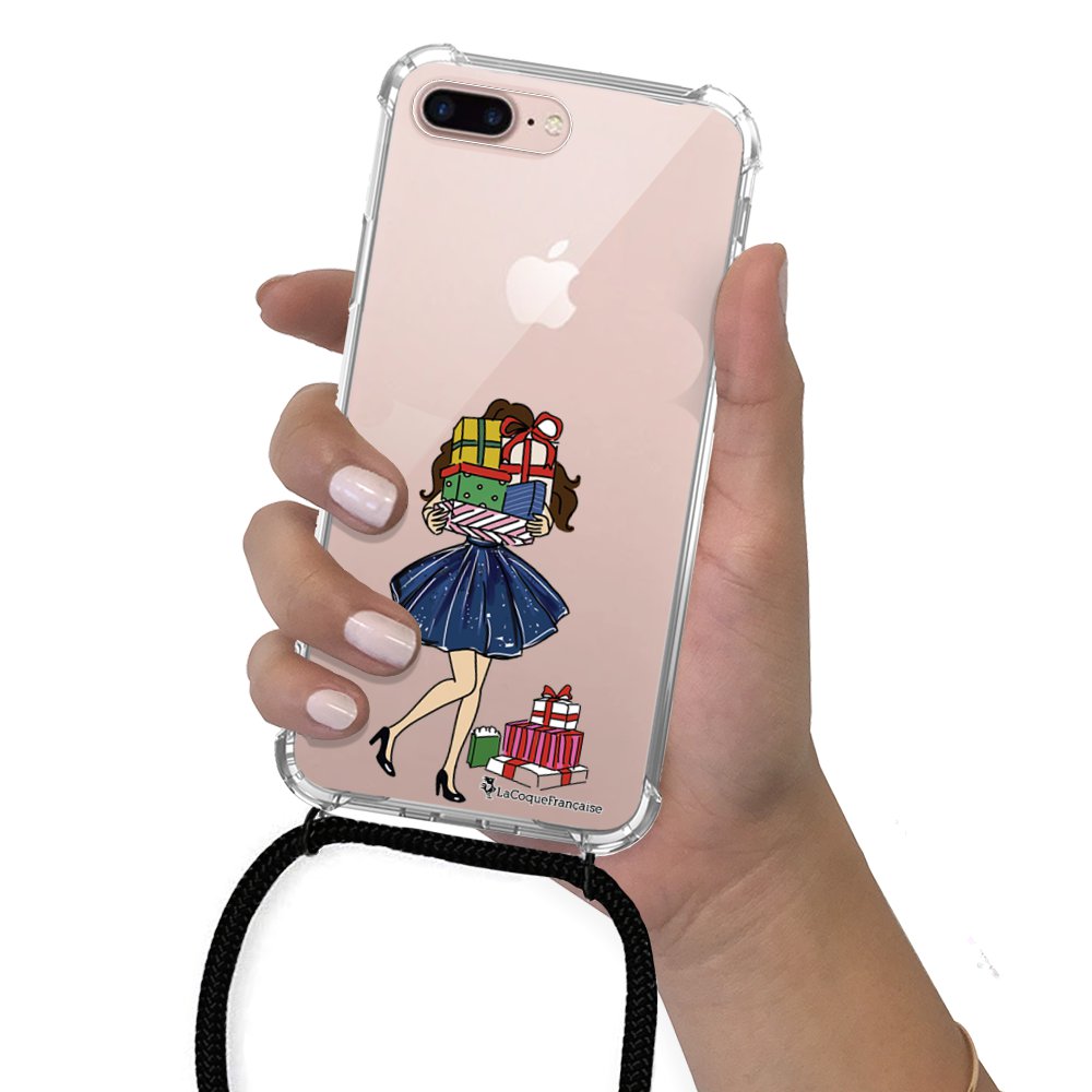 -4€ sur Coque cordon pour iPhone 7 Plus/ 8 Plus - Cadeaux de Noel [La ...