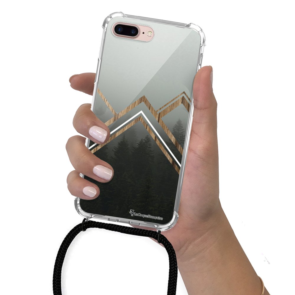 Coque cordon pour iPhone 7 Plus/ 8 Plus Dessin Trio Forêt [La Coque ...